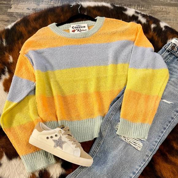 By Together | Sweaters | New By Together Perry Striped Sweater In ...